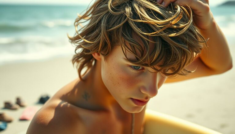 Coole Surfer Frisur Jungs: Trendy Sommerlooks