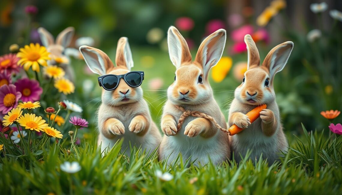 Kostenlose lustige Hasen Bilder zum Lachen