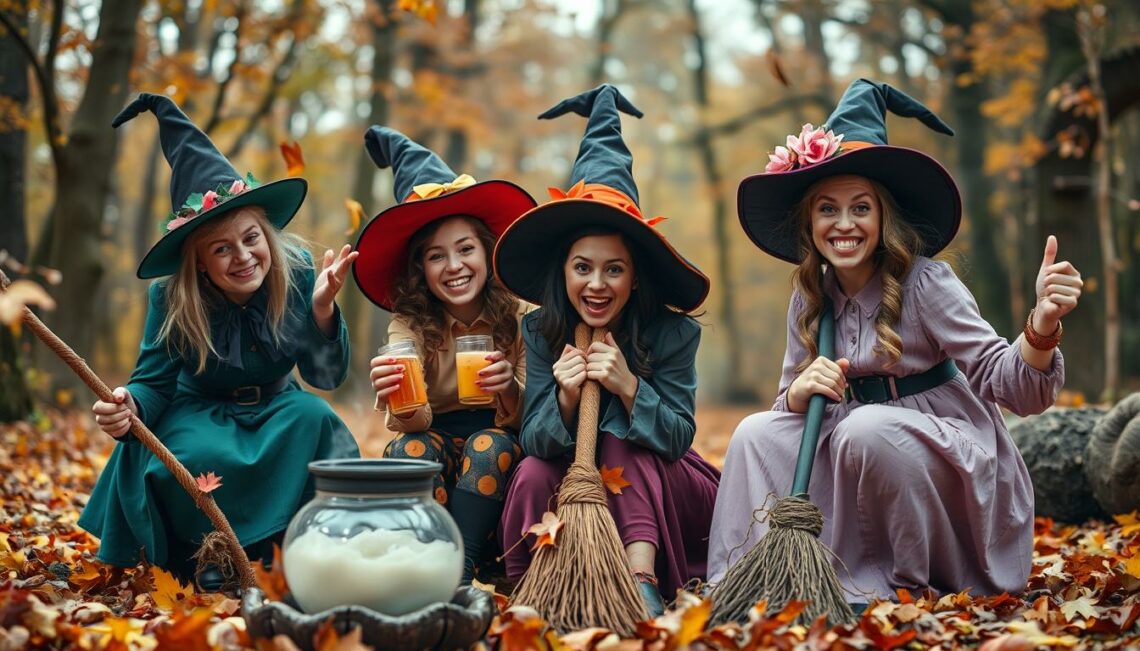 Stilvolle Halloween Sprche Fr Hexen Fotos